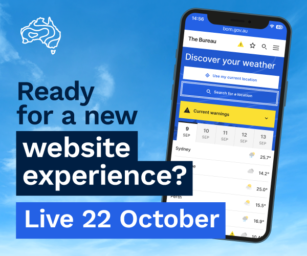 New Bureau Of Meteorology Website Launches 22 October 2025