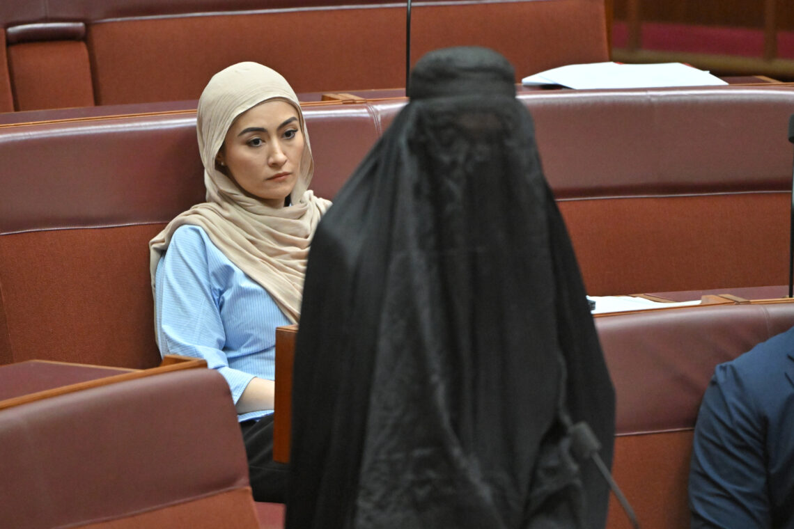 Outrage As Pauline Hanson Wears Burka In Parliament For Second Time