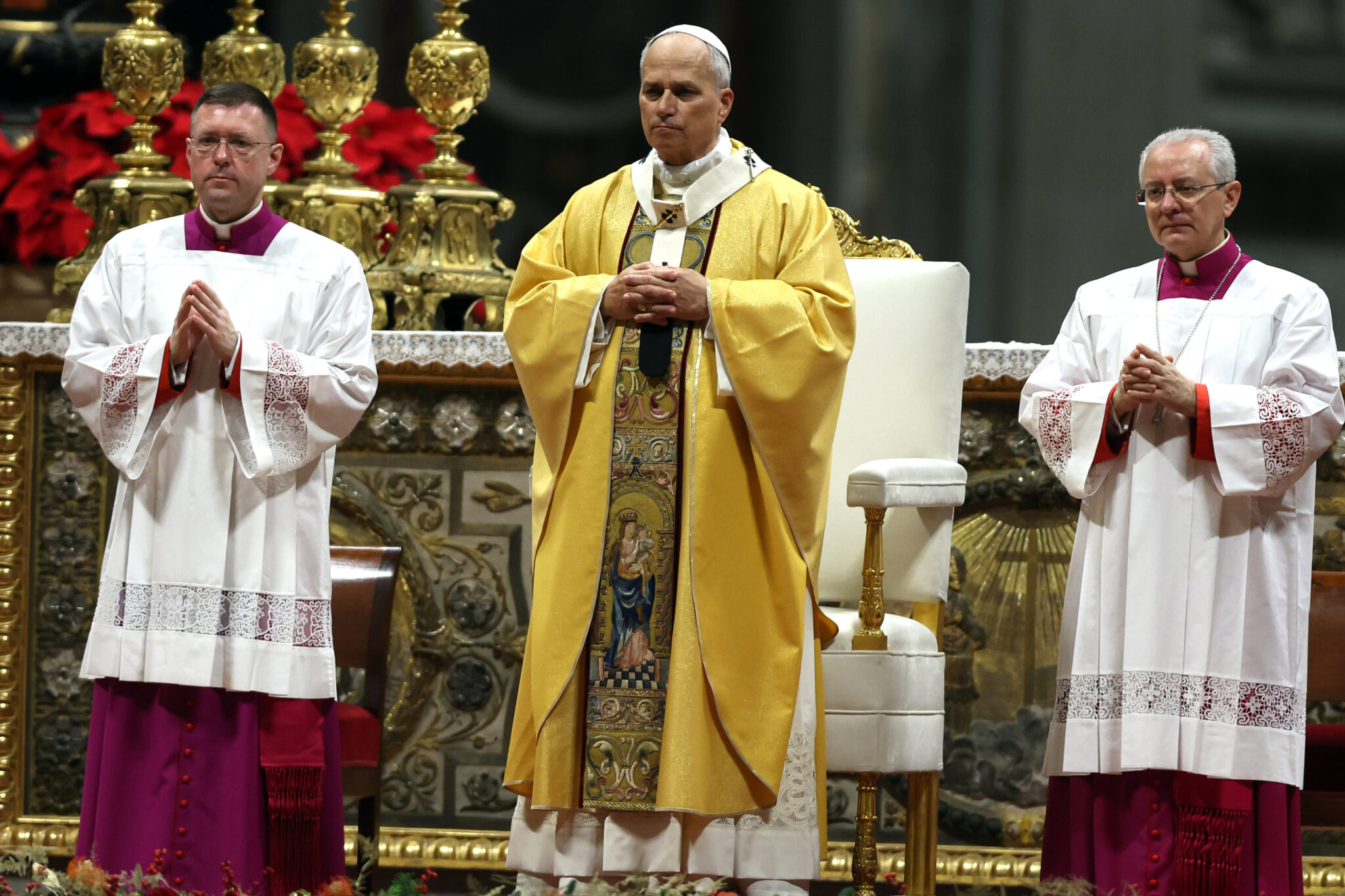 Pope Leo XIV Presides Over First Christmas Eve Mass In Rome