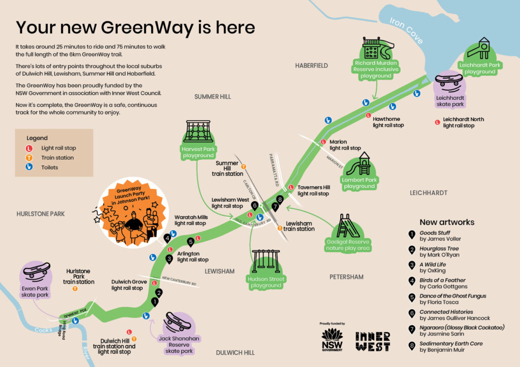 Inner West Celebrates As Decades-Long GreenWay Vision Officially Opens